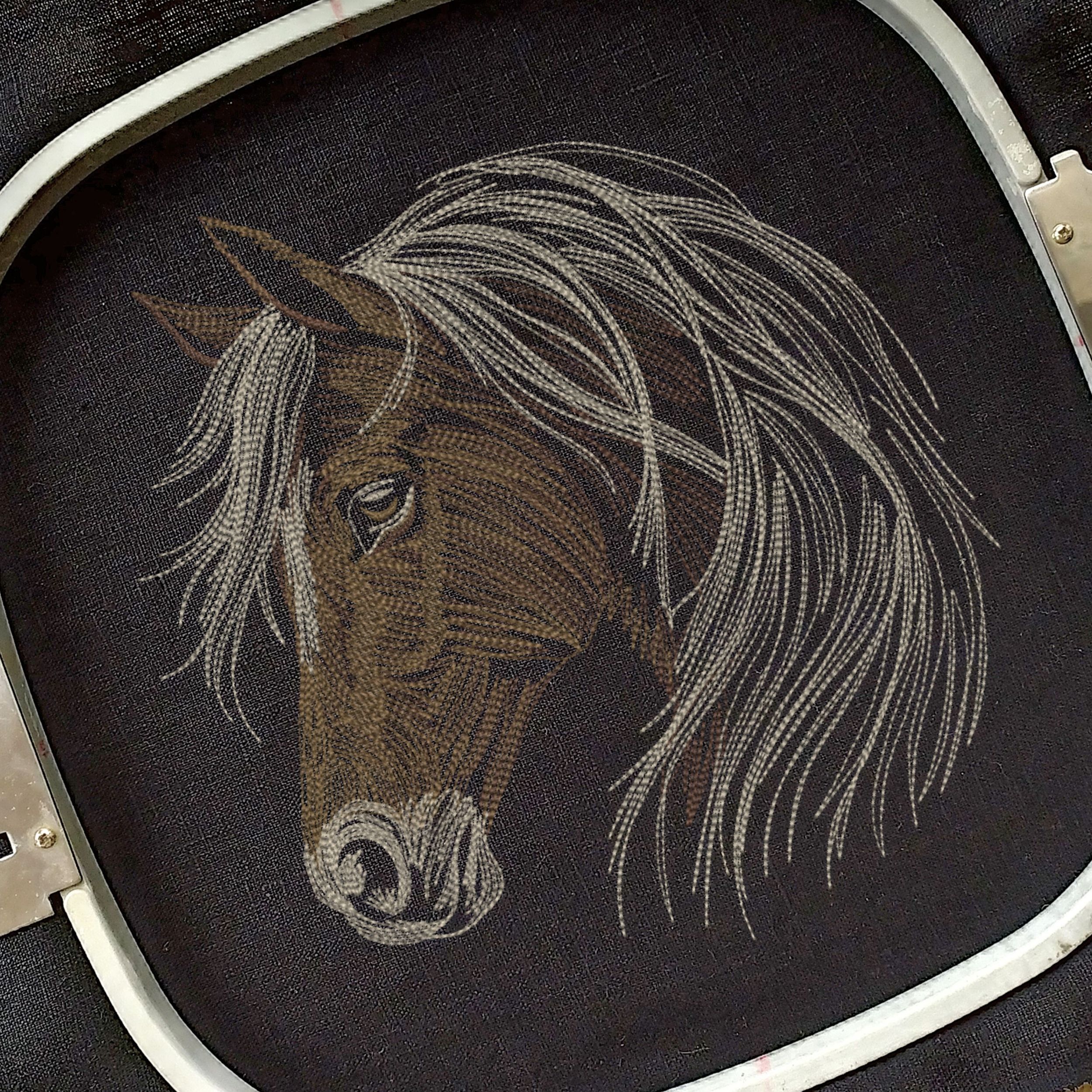 Horse Head Realistic animal portrait