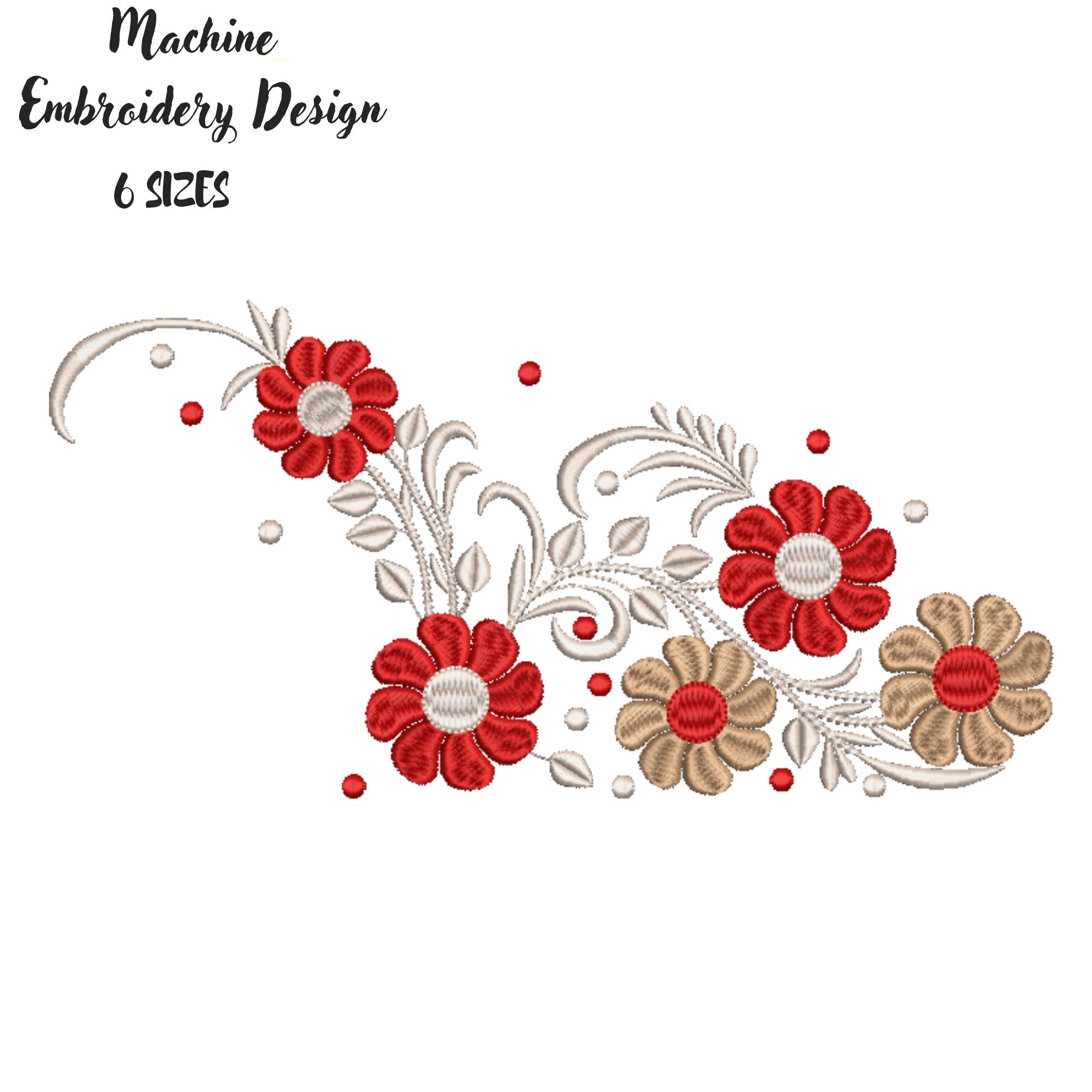 Decorative floral Corner 2 | OregonPatchWorks