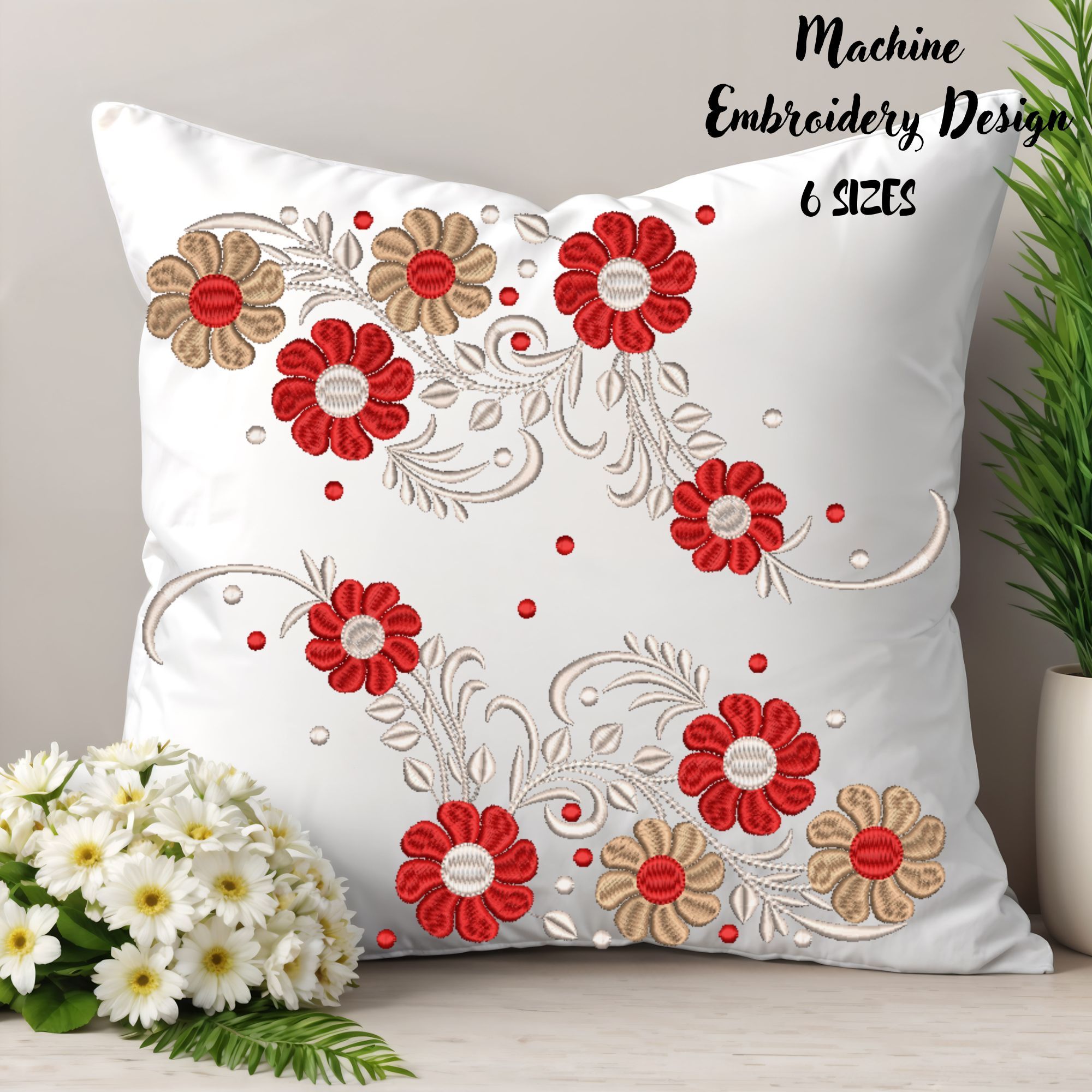 Decorative floral Corner 2 | OregonPatchWorks