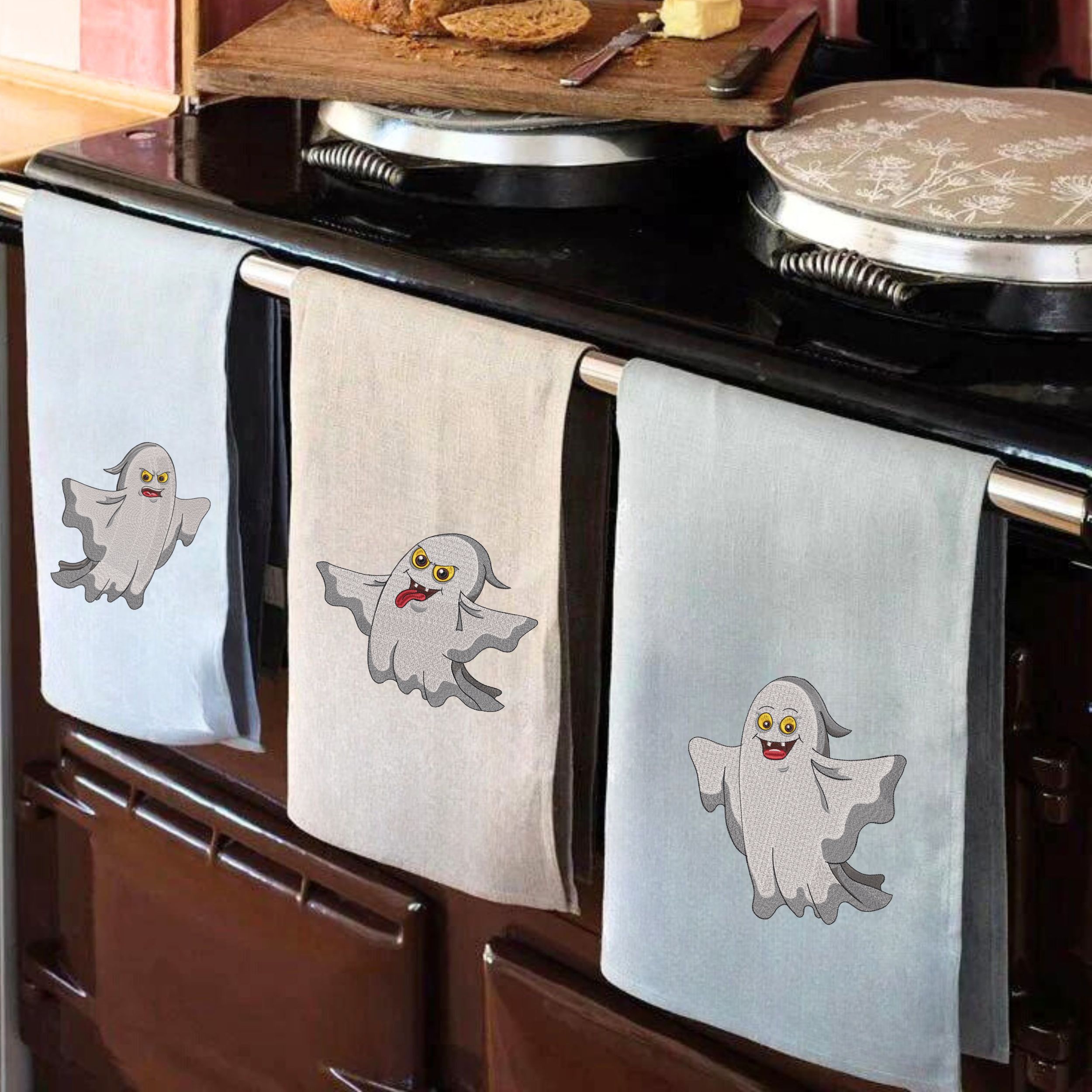 Set of 3 Spooky Ghost | OregonPatchWorks