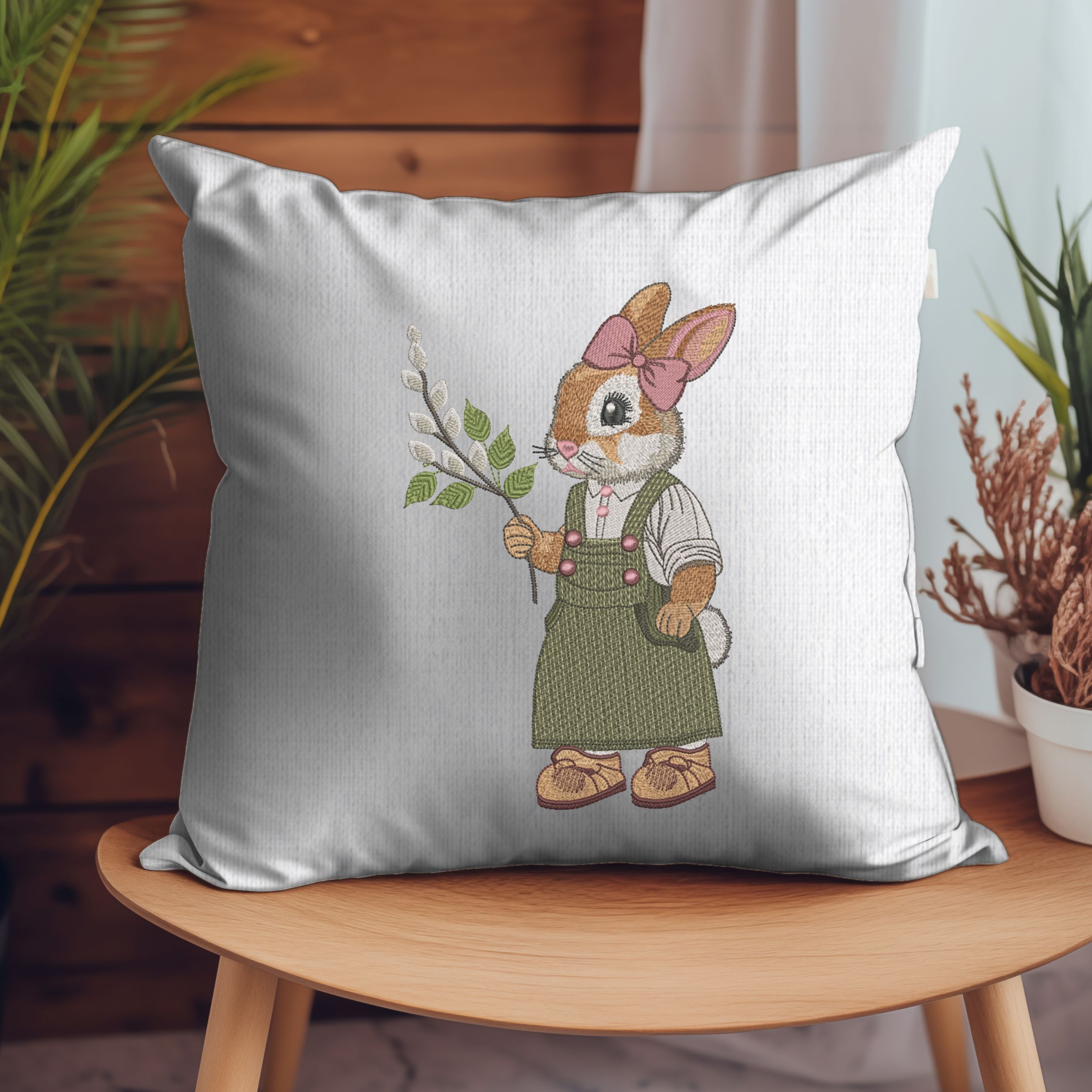 Cottagecore Easter Bunny Girl | OregonPatchWorks