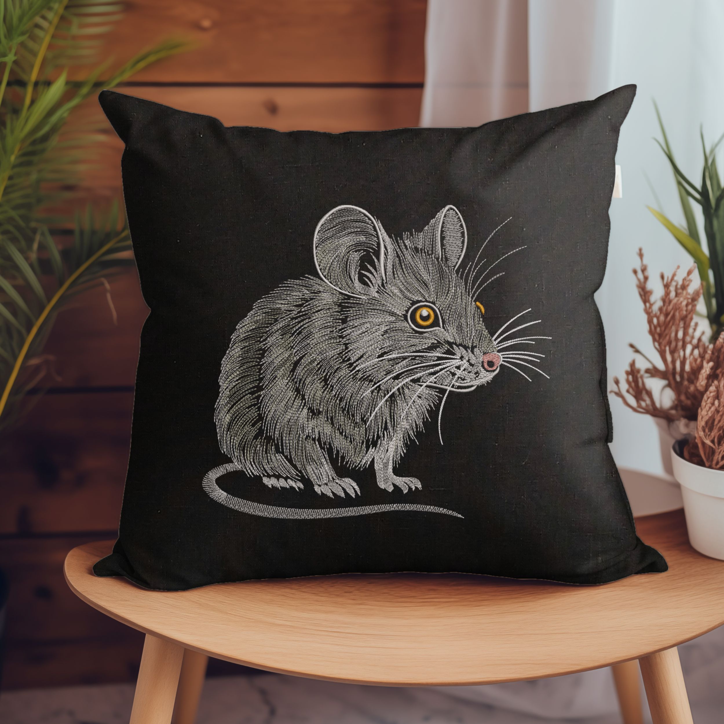 Realistic Mouse only for very dark fabric
