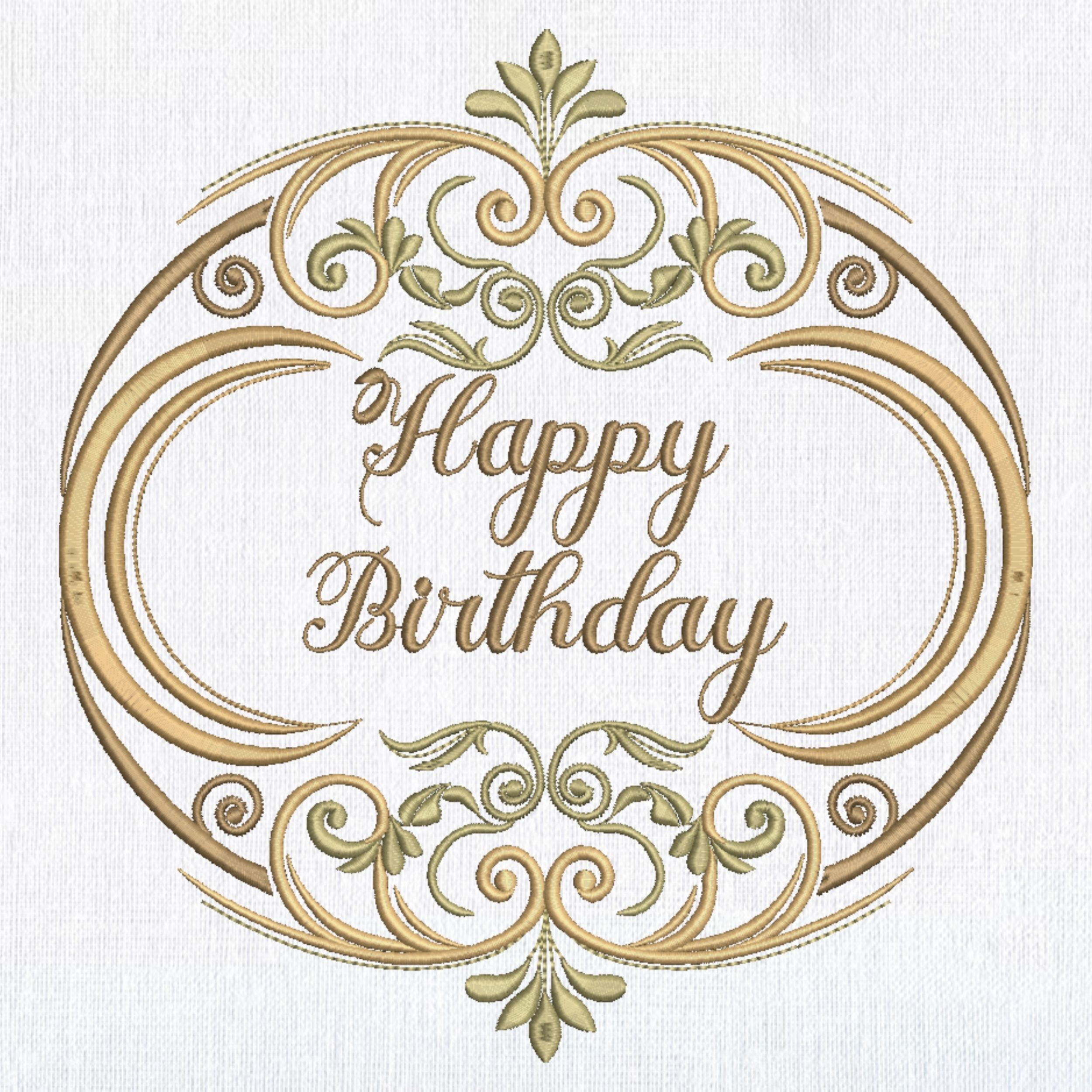 Floral Monogram Frame for Initials and Text | OregonPatchWorks