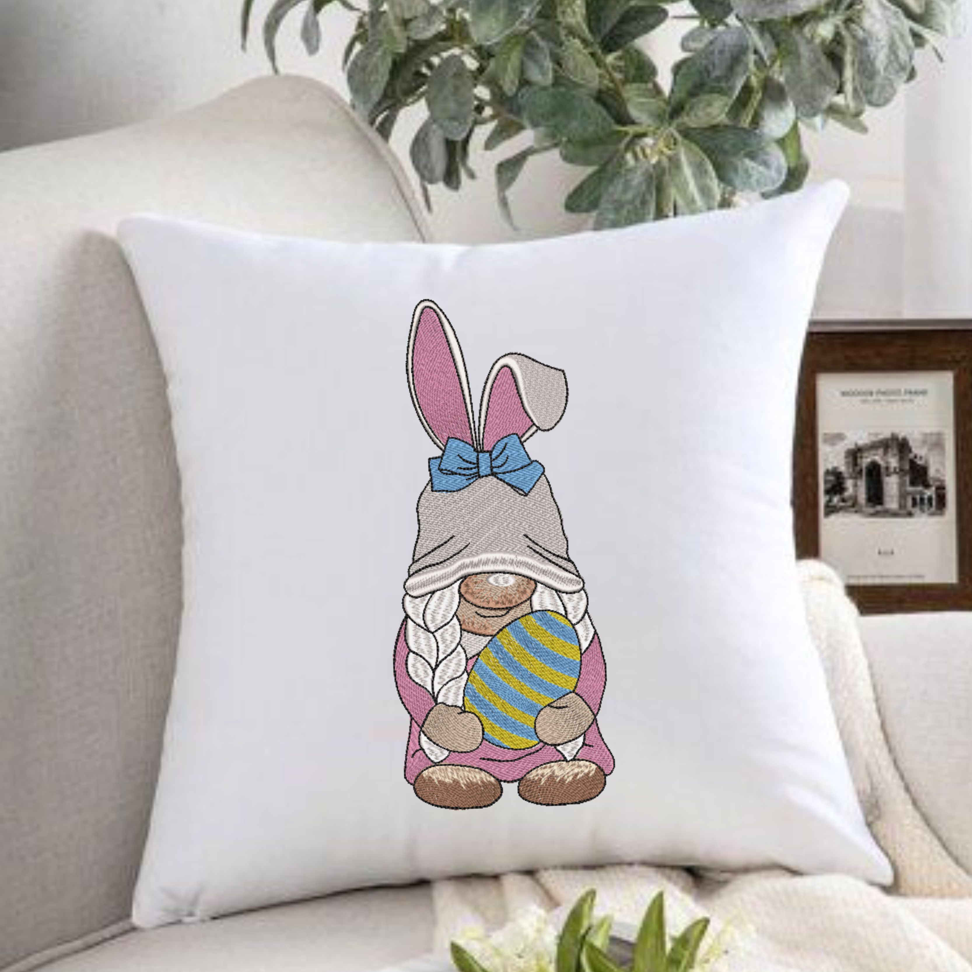 Easter Bunny Gnome Girl | OregonPatchWorks