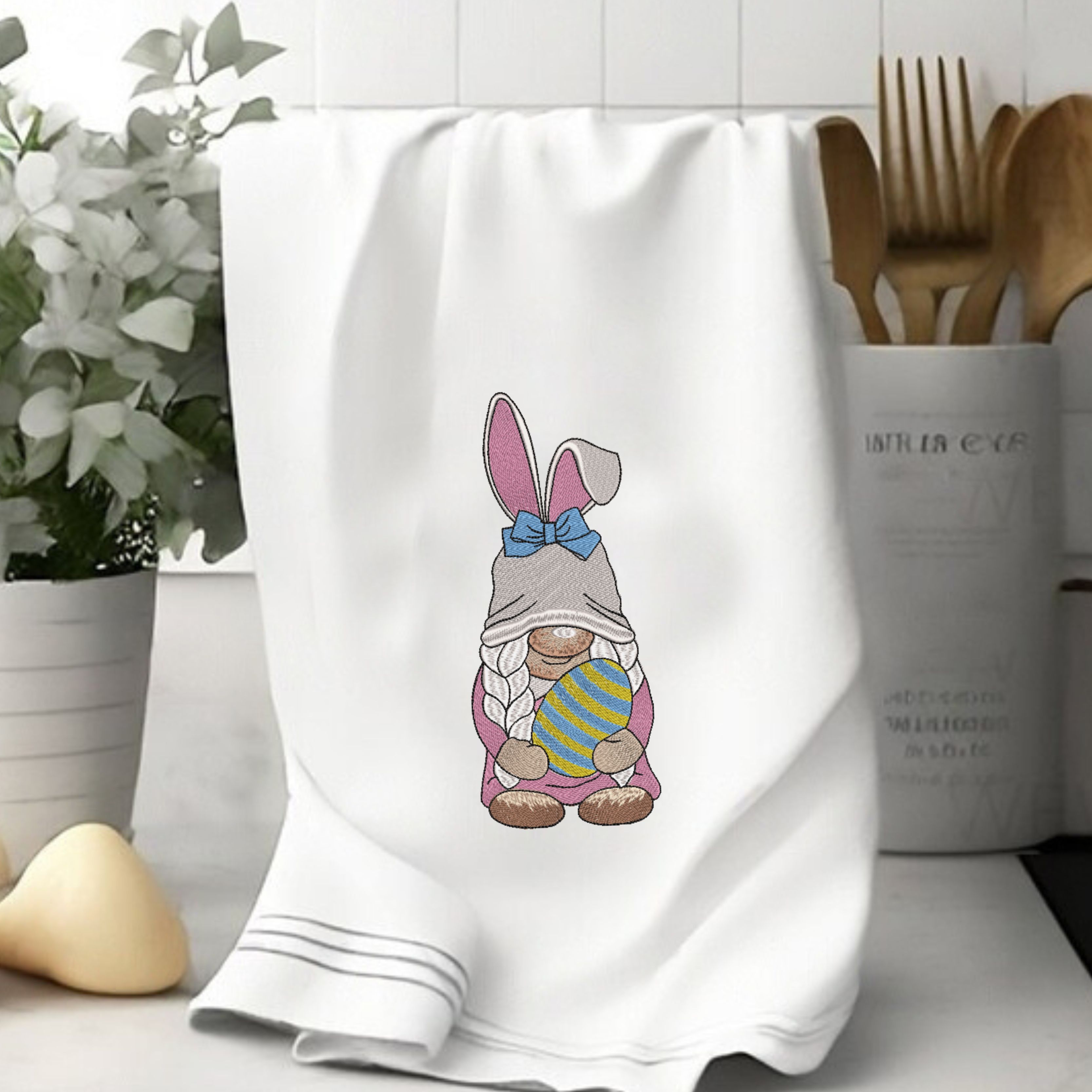 Easter Bunny Gnome Girl | OregonPatchWorks