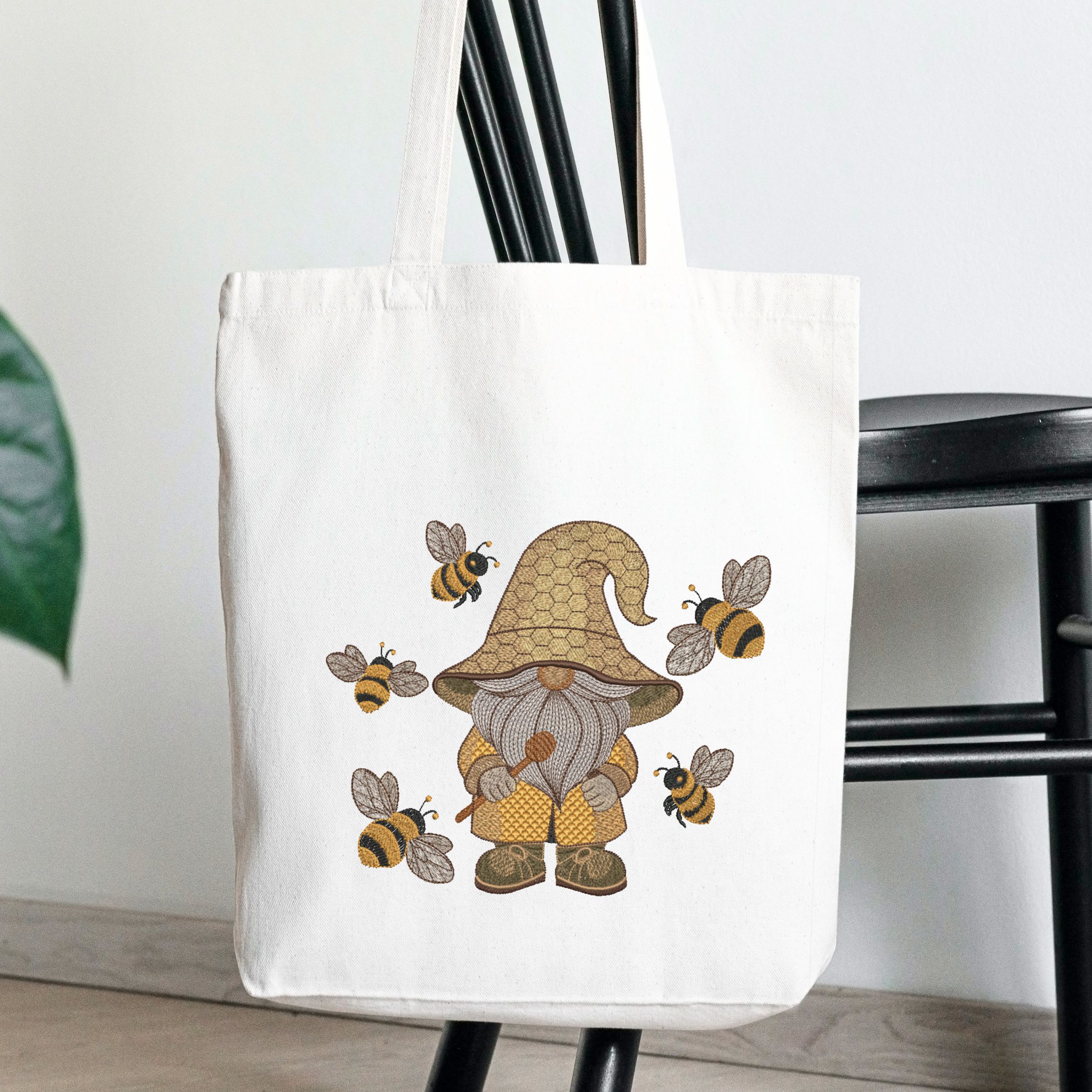 Honey Gnome and Bee | OregonPatchWorks