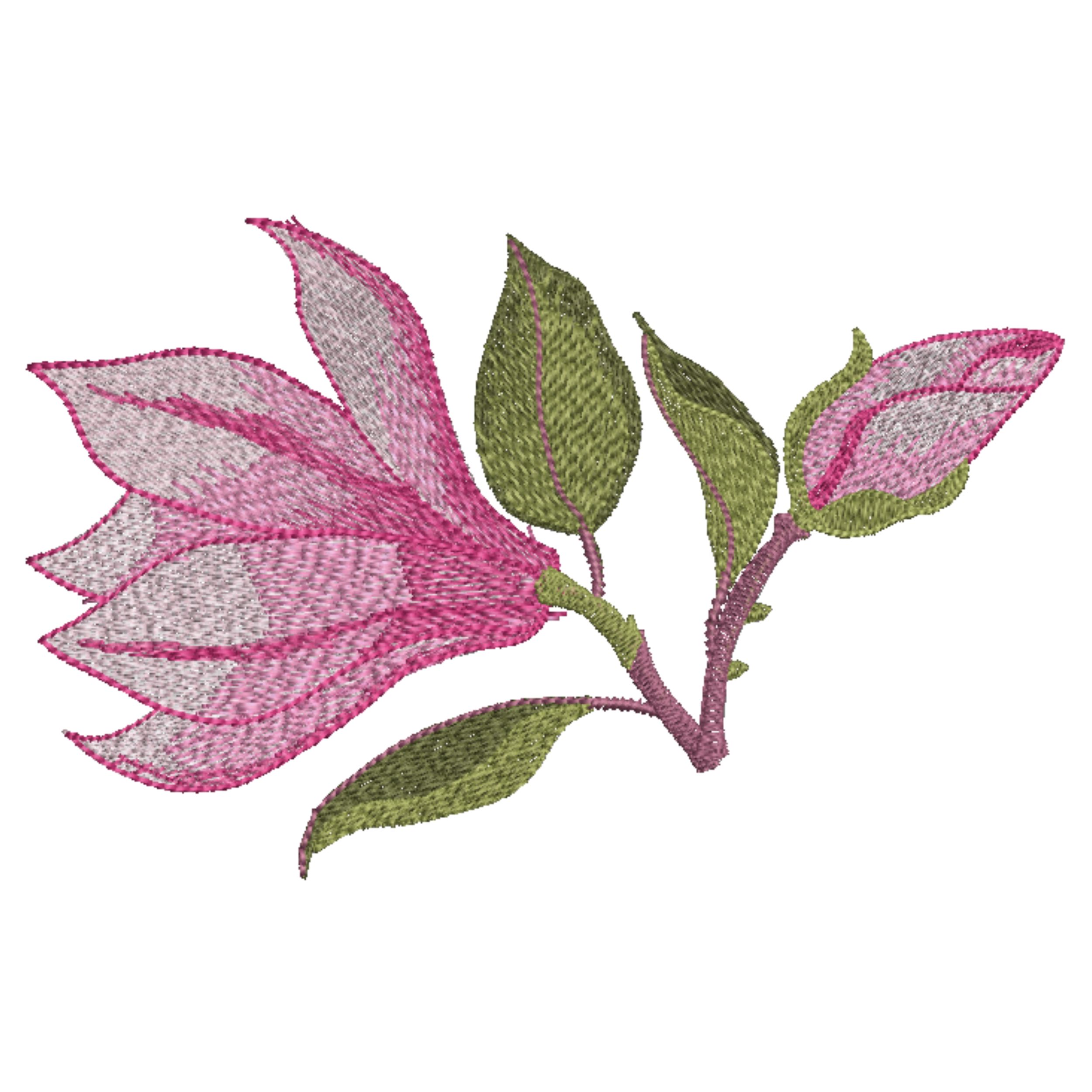 Pink Magnolia Flower | OregonPatchWorks