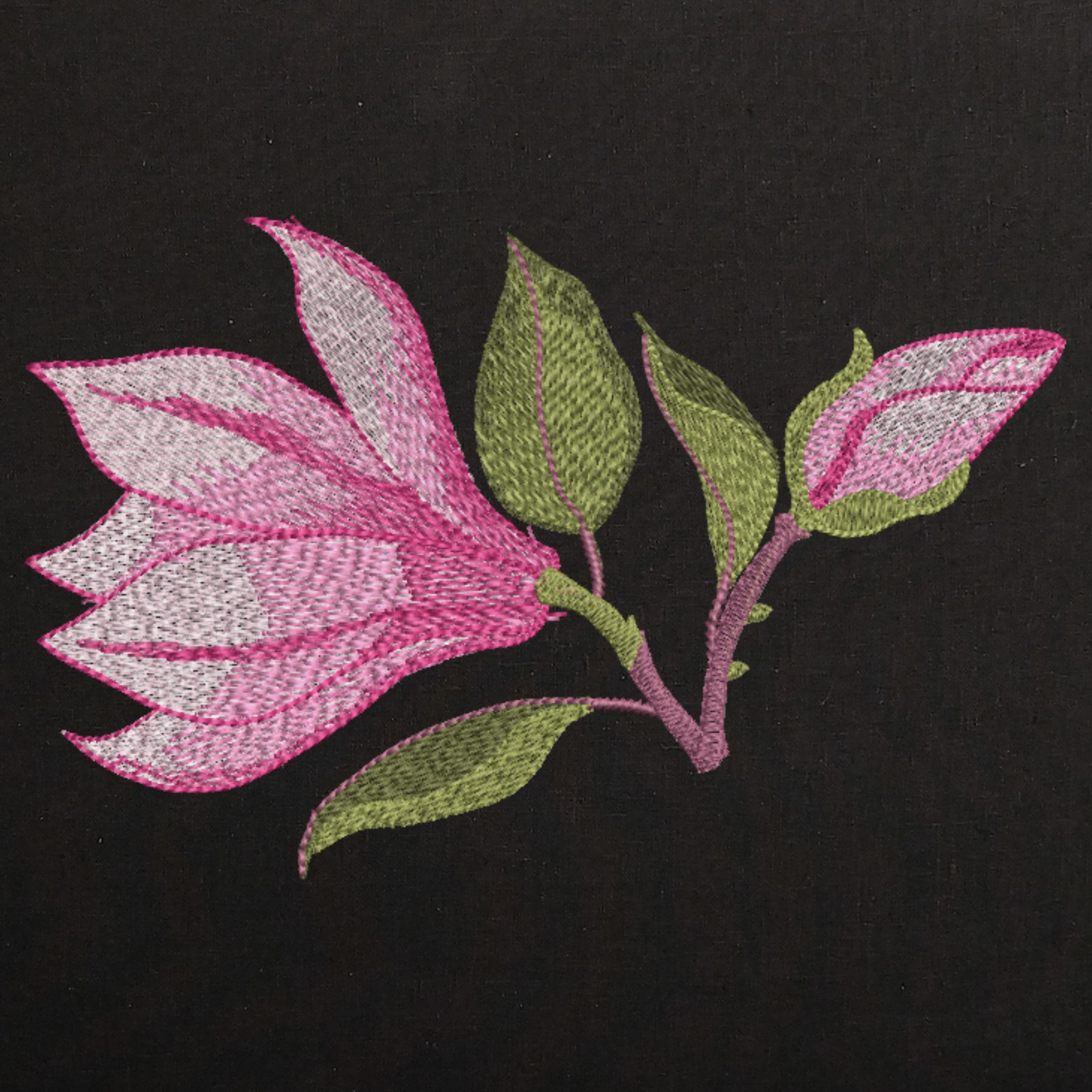 Pink Magnolia Flower | OregonPatchWorks