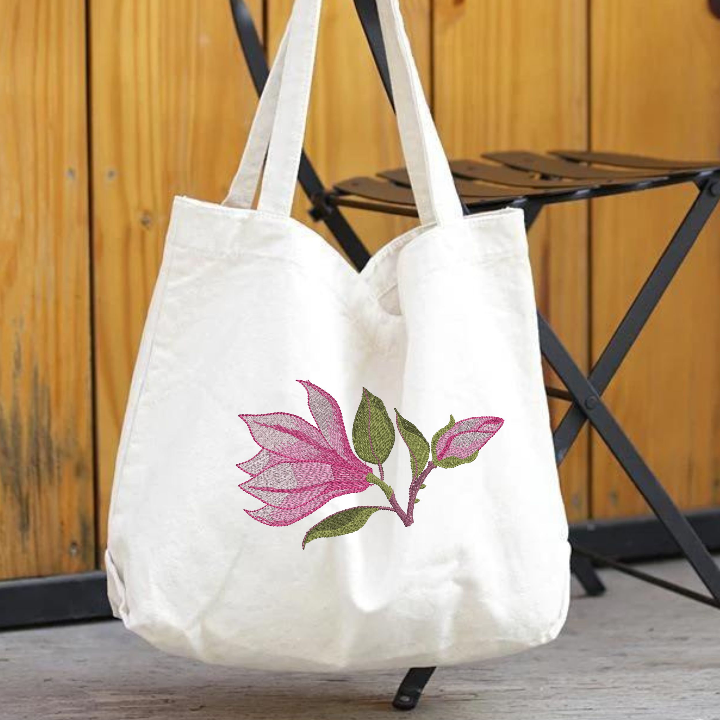 Pink Magnolia Flower | OregonPatchWorks