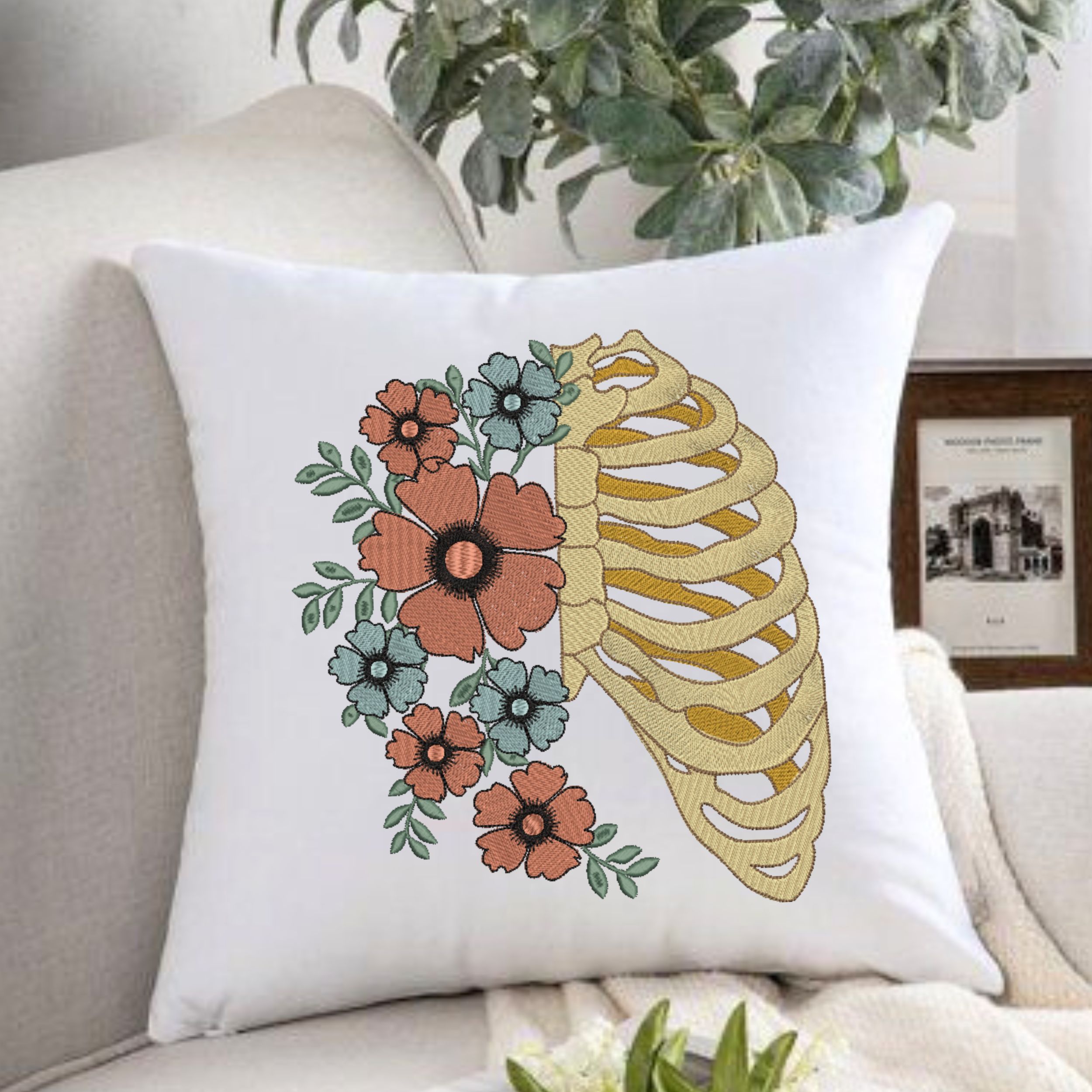 Floral Skeleton | OregonPatchWorks