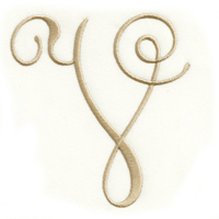 CURLY MONOGRAMS CAPS