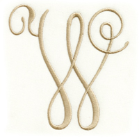 CURLY MONOGRAMS CAPS