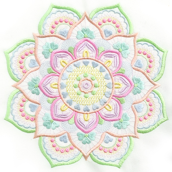 MANDALA MAGIC QUILT BLOCKS 8x8