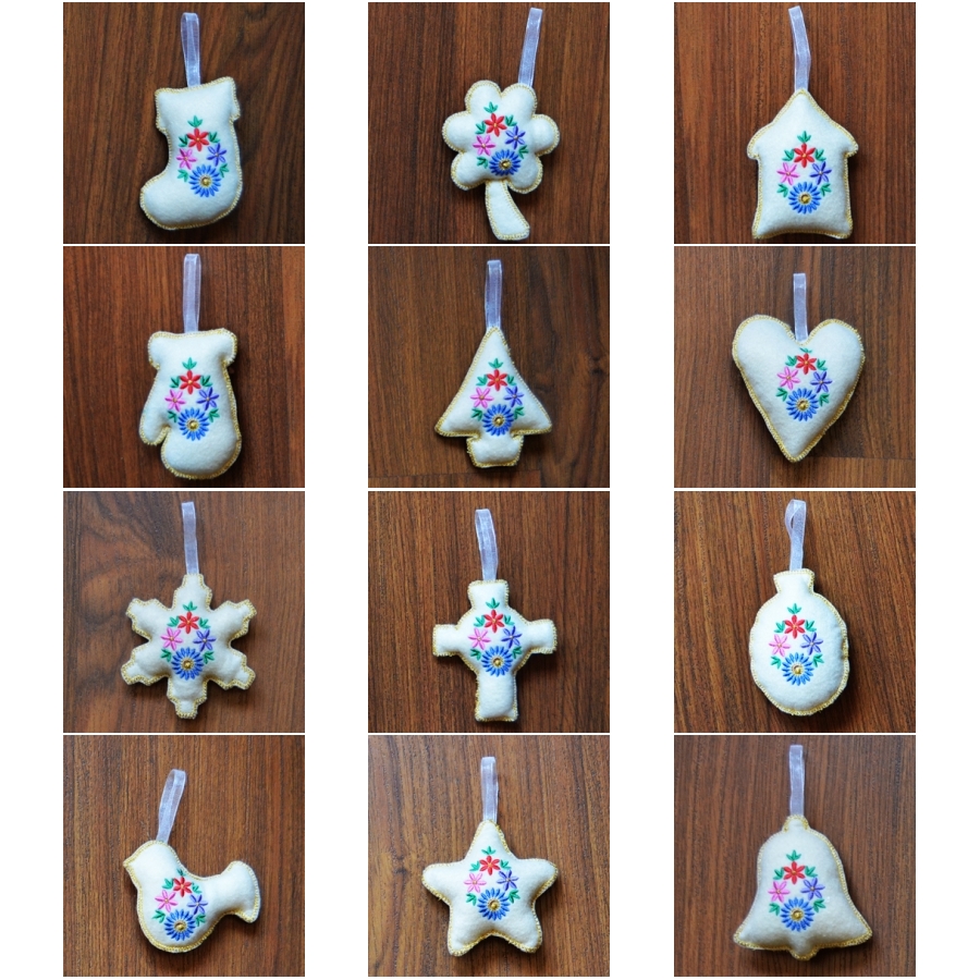 TREE ORNAMENTS SET 1 | OregonPatchWorks