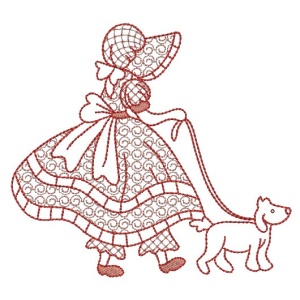 Redwork Sunbonnets | OregonPatchWorks