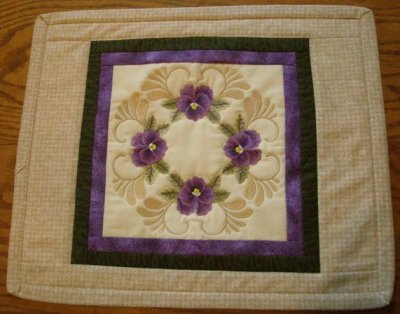 8x8 Pansy Quilt | OregonPatchWorks
