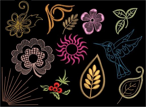 Crazy Patchwork Elements | OregonPatchWorks