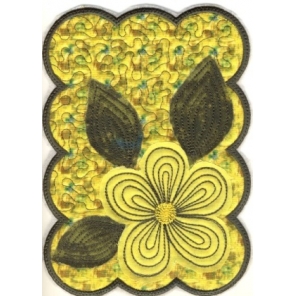 5x7 Floral Mug Rugs 1 | OregonPatchWorks