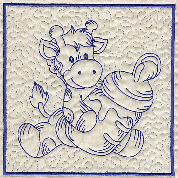 Baby Giraffes Quilt Blocks | OregonPatchWorks