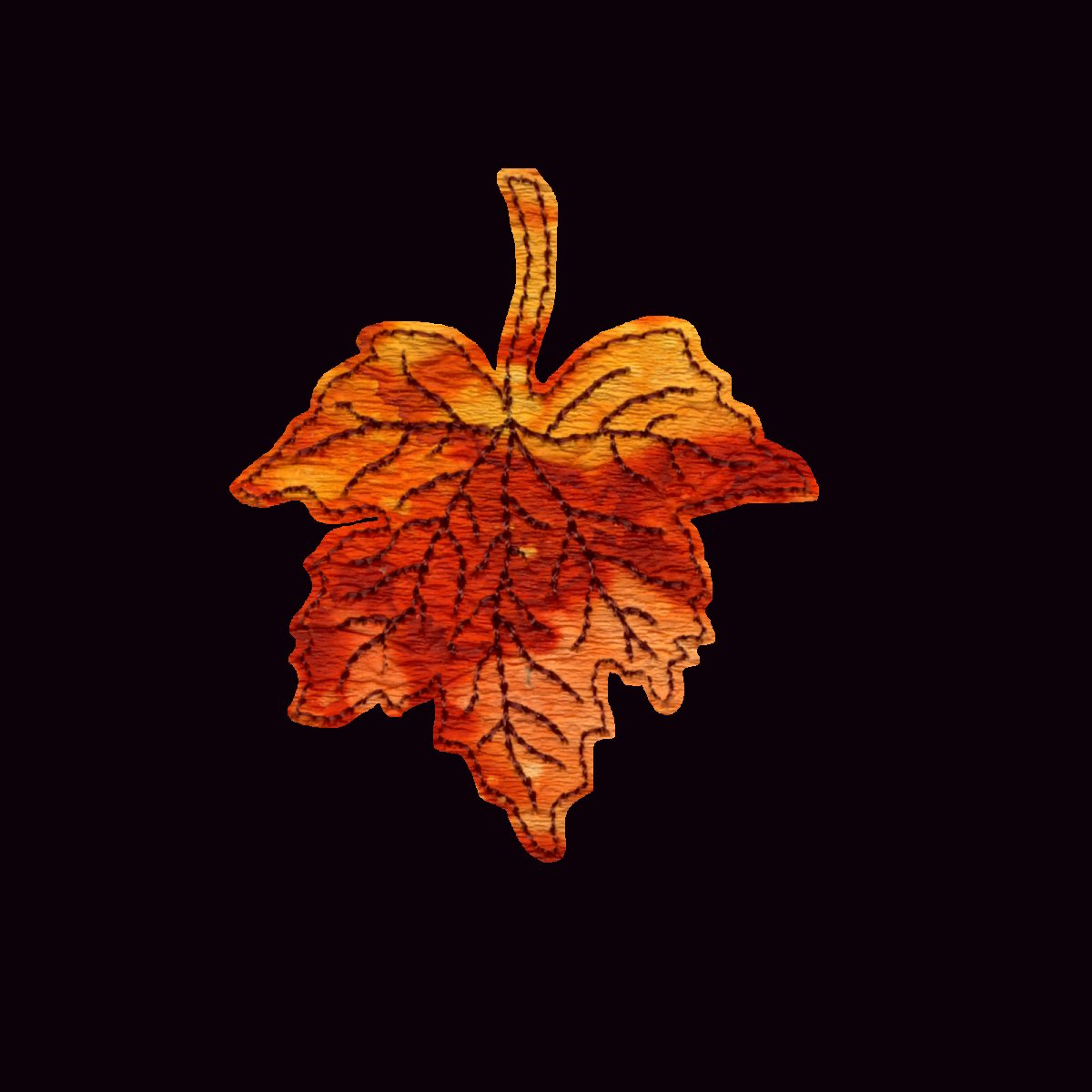 4x4 Maple Leaves | OregonPatchWorks