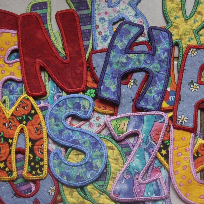 ITH Applique Alphabet | OregonPatchWorks