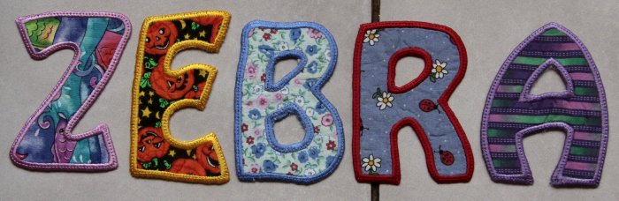 ITH Applique Alphabet | OregonPatchWorks