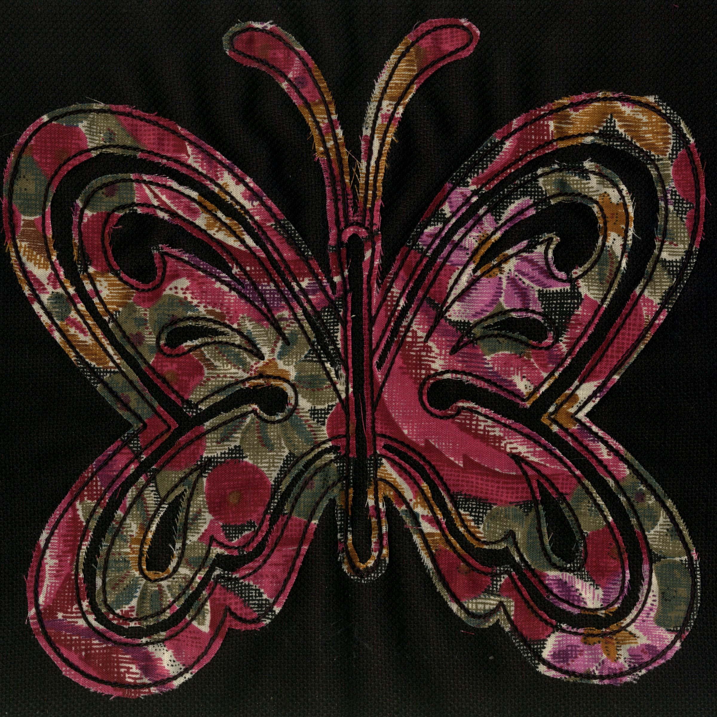 Raw Edge Applique Butterflies | OregonPatchWorks