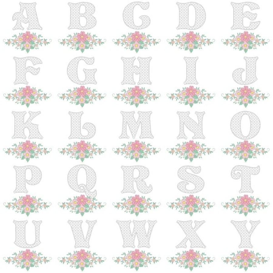 Heirloom Monograms 2 | OregonPatchWorks