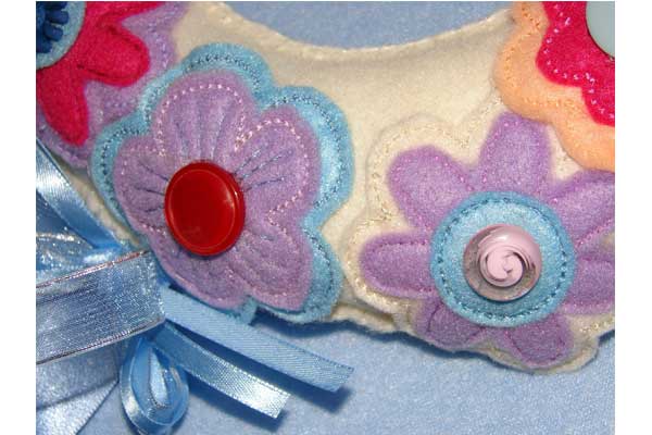 Felt Flower Wreath | OregonPatchWorks