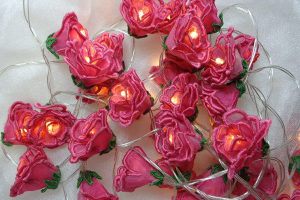 Rose String Lights | OregonPatchWorks