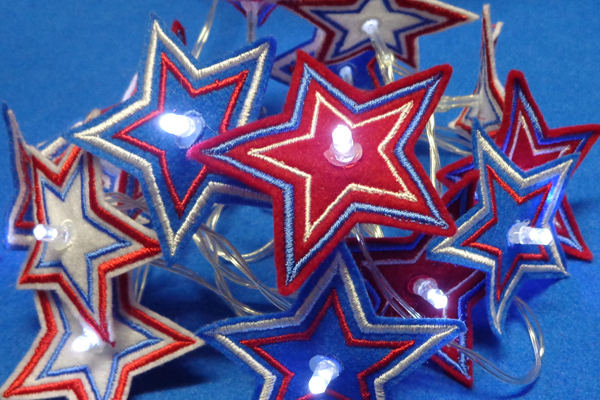 4th of July String Lights