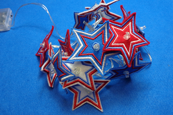 4th of July String Lights | OregonPatchWorks