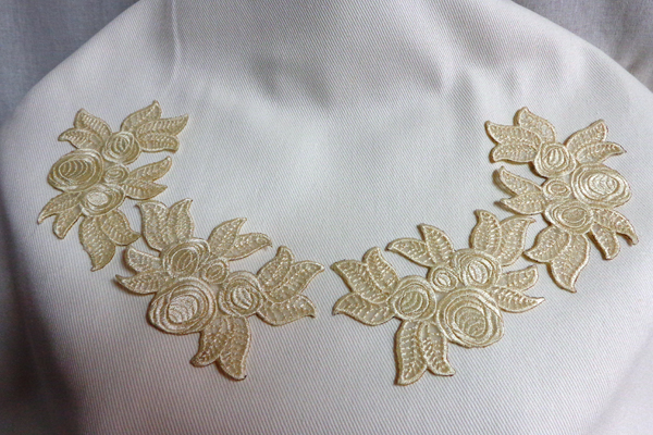 Iron on Lace Roses | OregonPatchWorks