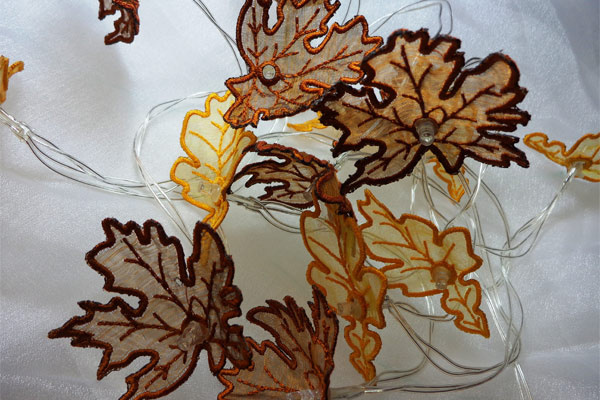 Leaves String Lights | OregonPatchWorks