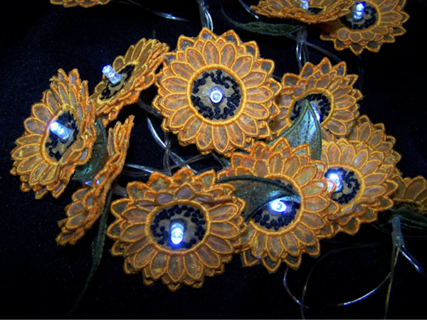 Sunflower String Lights | OregonPatchWorks