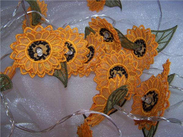 Sunflower String Lights | OregonPatchWorks
