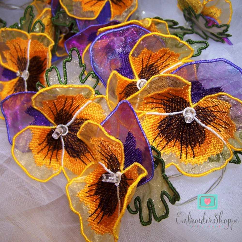 Pansy String Light | OregonPatchWorks