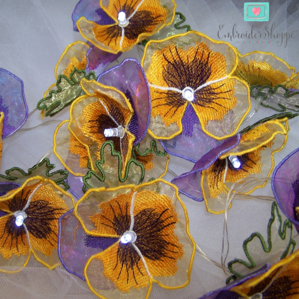 Pansy String Light | OregonPatchWorks