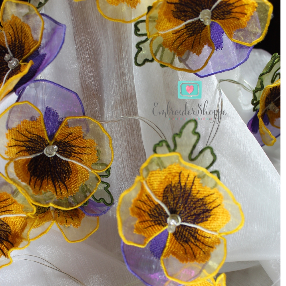Pansy String Light | OregonPatchWorks