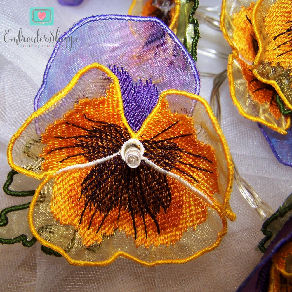 Pansy String Light | OregonPatchWorks
