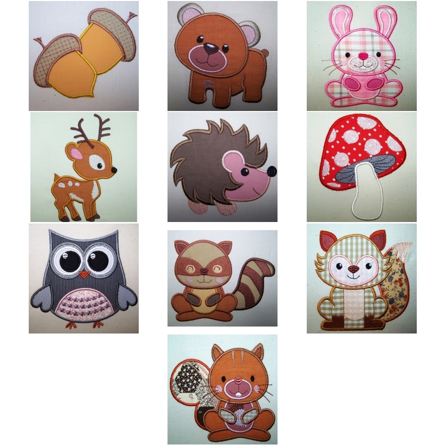 Woodlands Critter Set | OregonPatchWorks