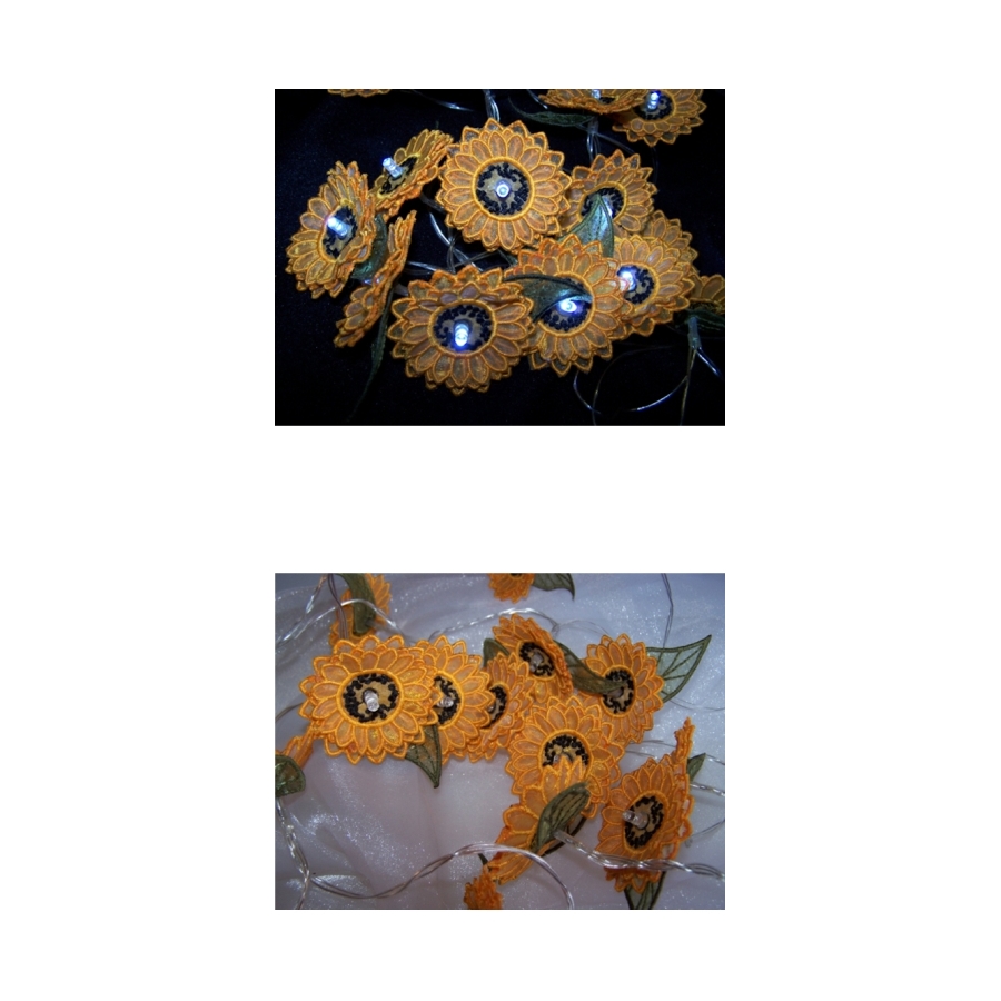 Sunflower String Lights | OregonPatchWorks