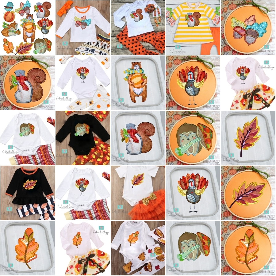 Woodlands Autumn Applique | OregonPatchWorks