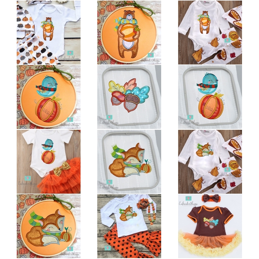 Woodlands Autumn Applique | OregonPatchWorks