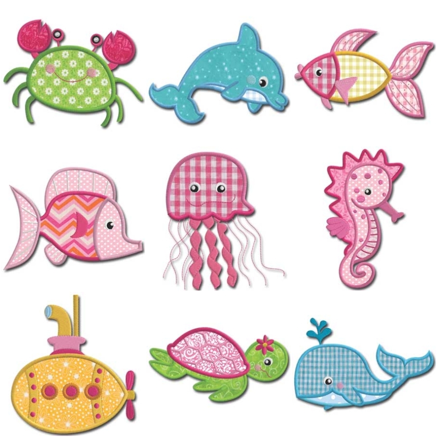 Under The Sea Applique Set | OregonPatchWorks