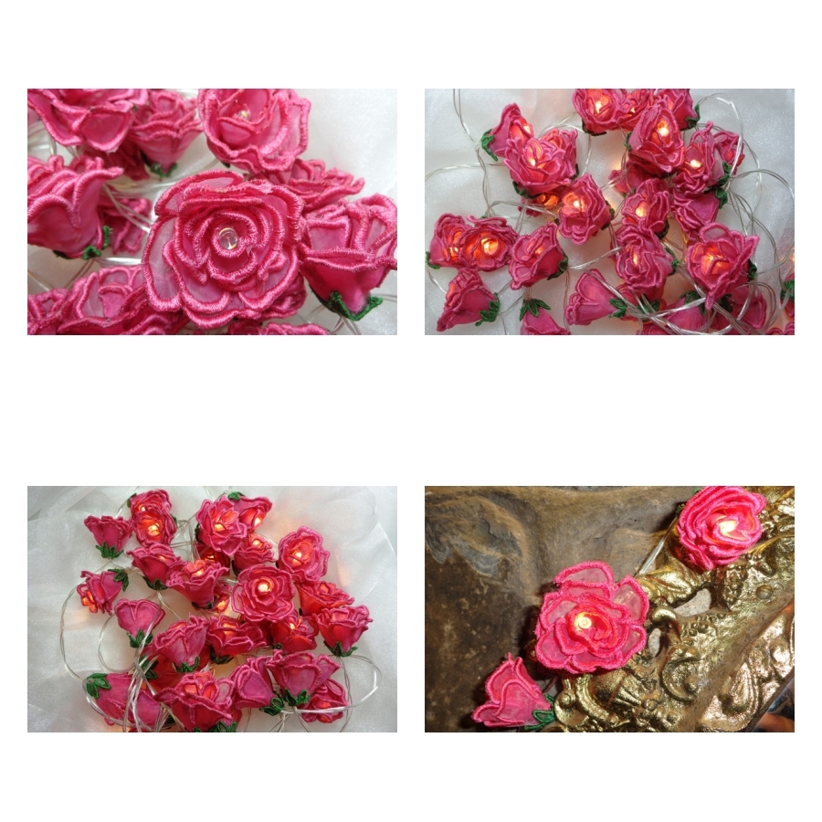 Rose String Lights | OregonPatchWorks