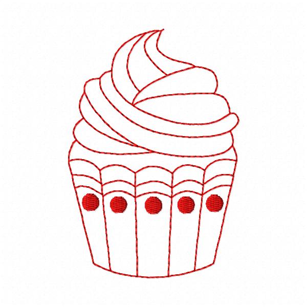 Red Cupcakes | OregonPatchWorks