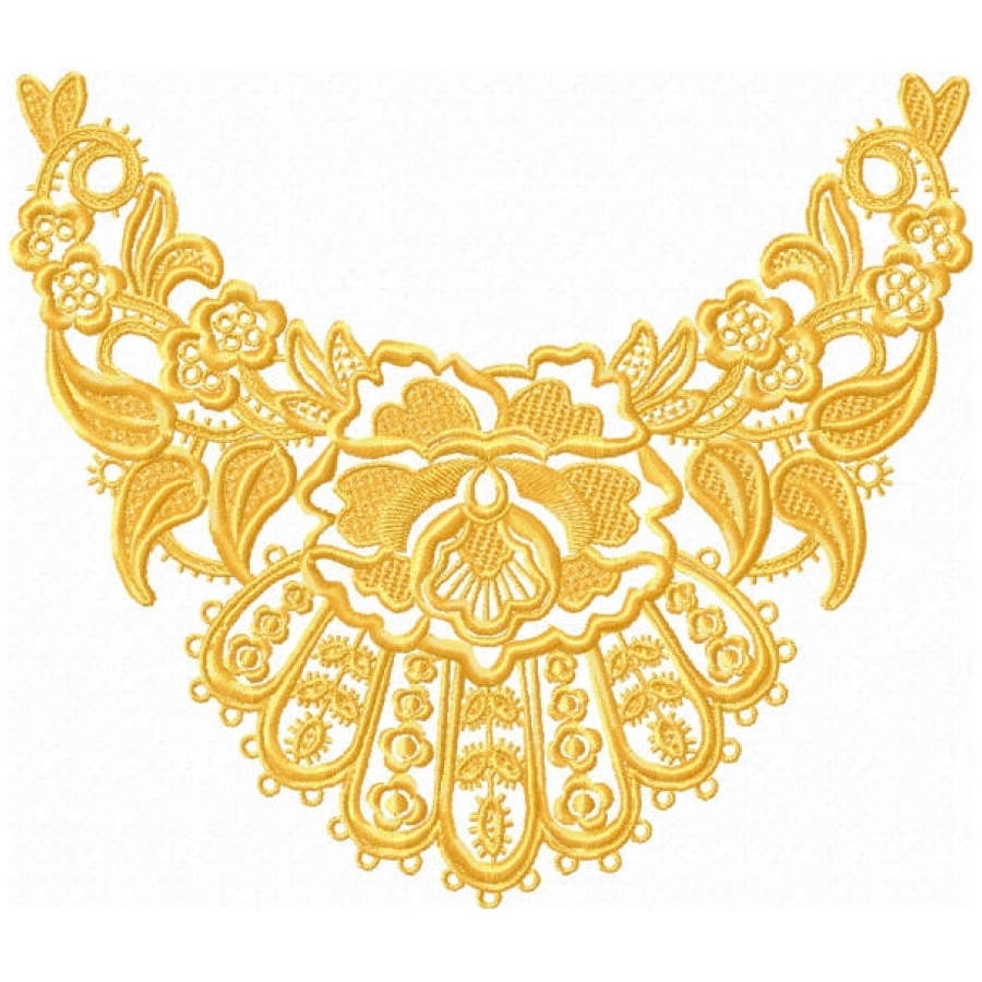 Non-Free Standing Lace Cravat Set | OregonPatchWorks