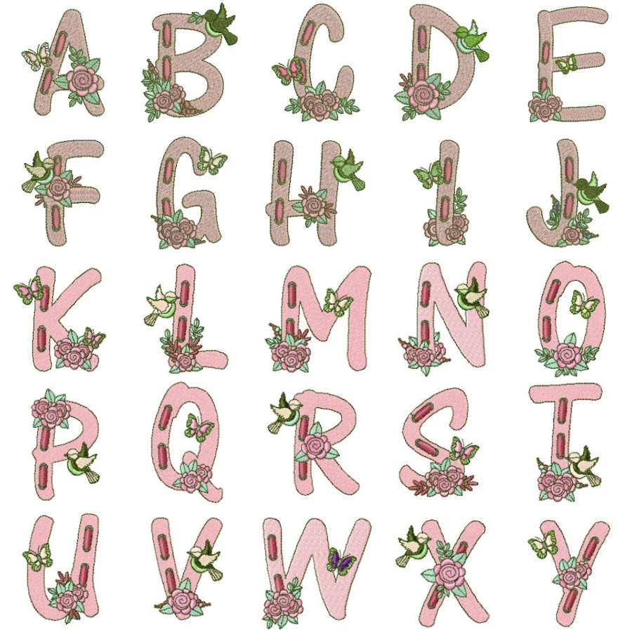BLOOMING ALPHABET | OregonPatchWorks