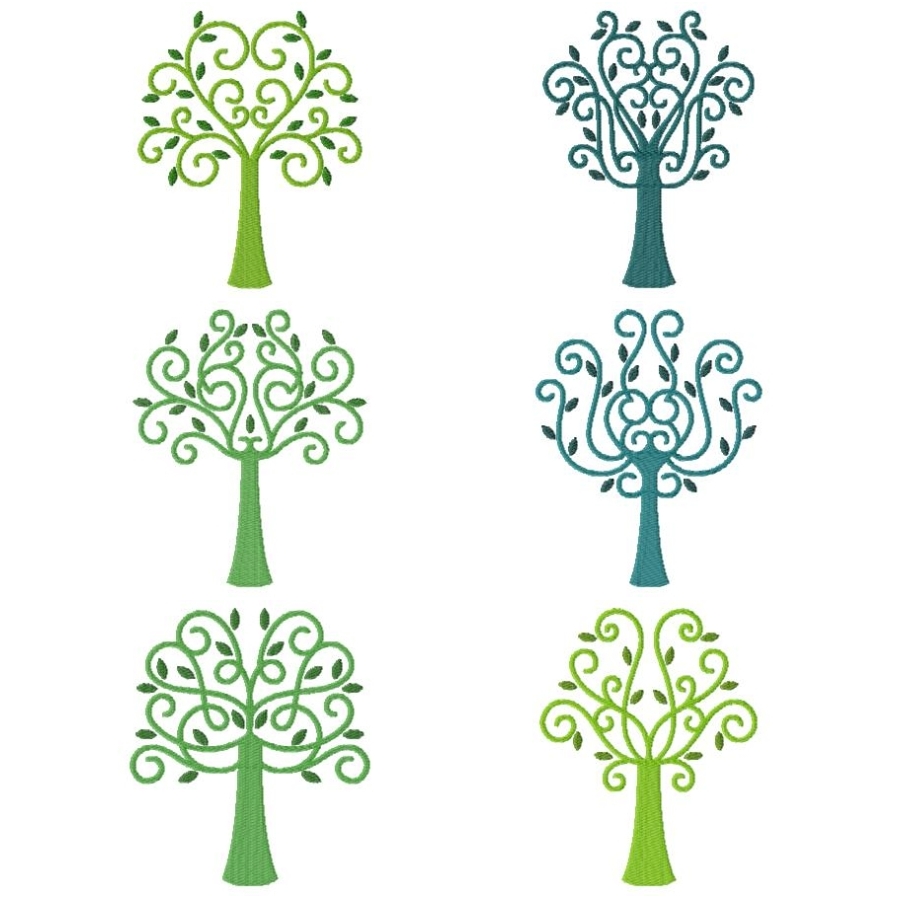 Large Decor Curly Trees | OregonPatchWorks